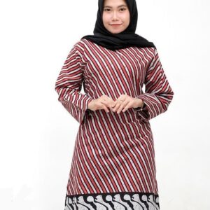 √ 45+ Model Tunik Batik : Modern, Elegan, Kerja & Kombinasi