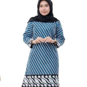 √ 45+ Model Tunik Batik : Modern, Elegan, Kerja & Kombinasi