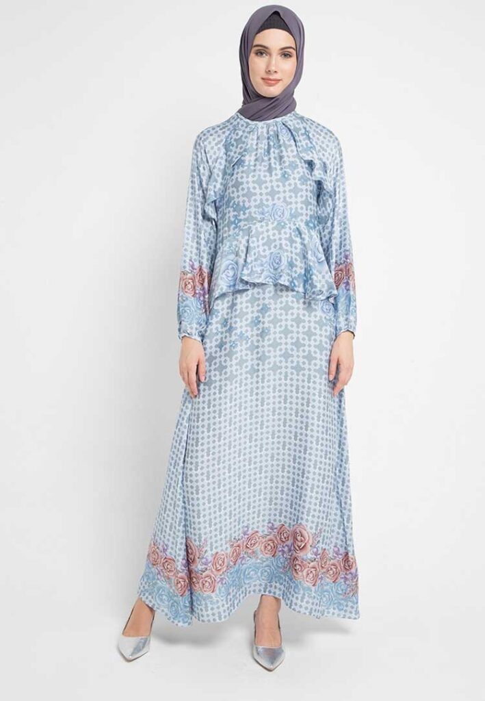 √ 60+ Model Gamis Batik Kombinasi Modern Terbaru 2020