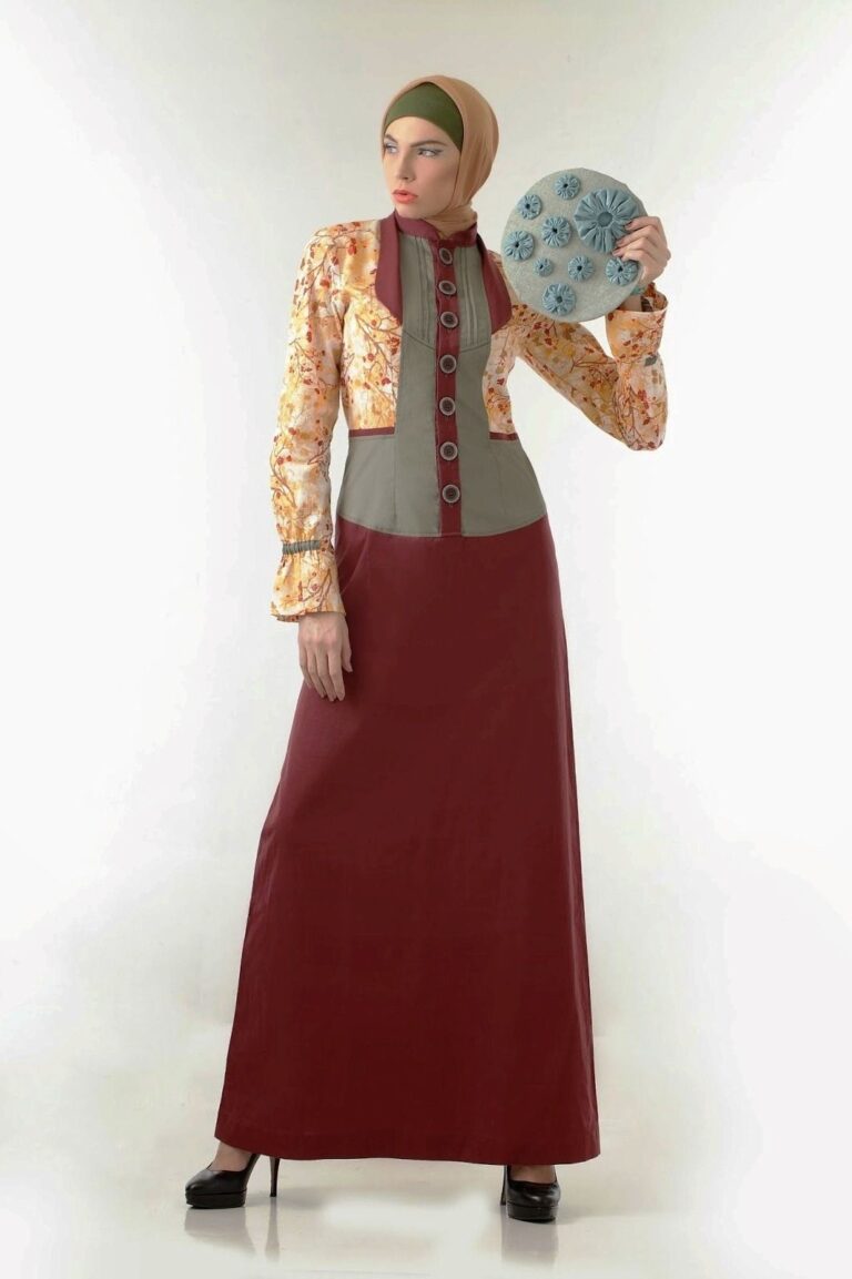 √ 60+ Model Gamis Batik Kombinasi Modern Terbaru 2020