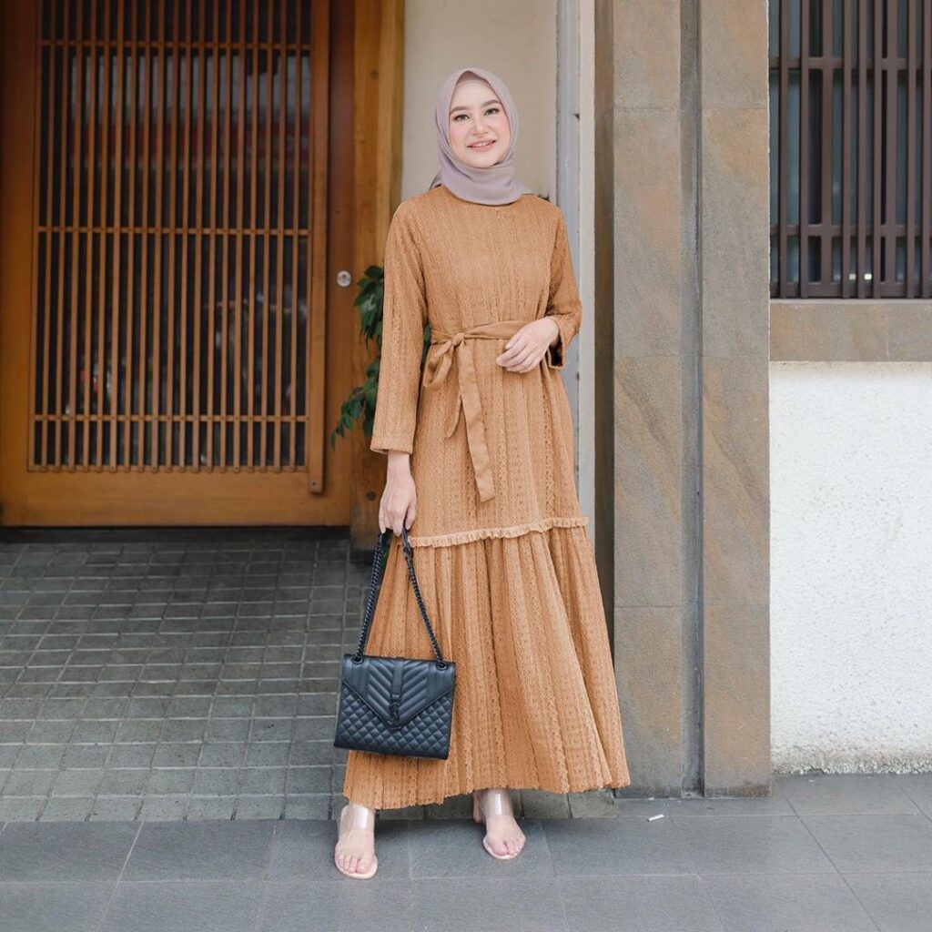 √ 30+ Model Gamis Balotelli Polos Kombinasi Terbaru 2020