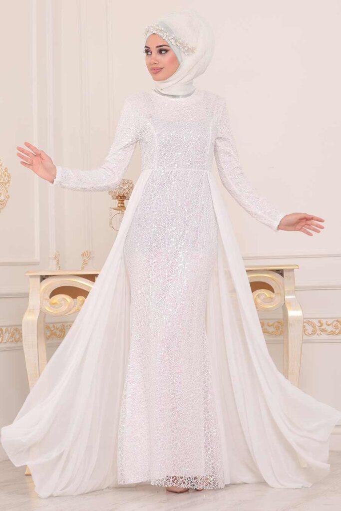 √ 45+ Model Gamis Putih Polos Kombinasi Terbaru 2020