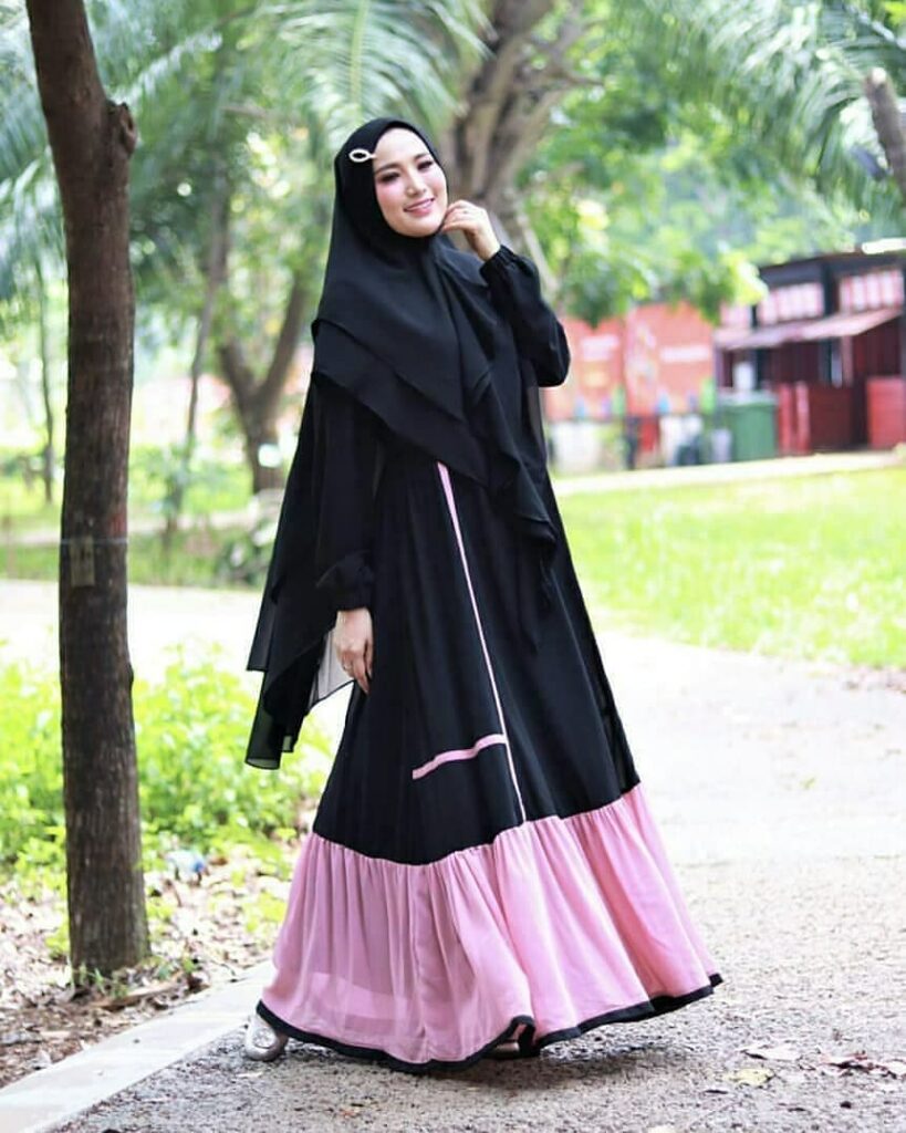 √ 45+ Model Gamis Syar'i Remaja Modern Terbaru 2020