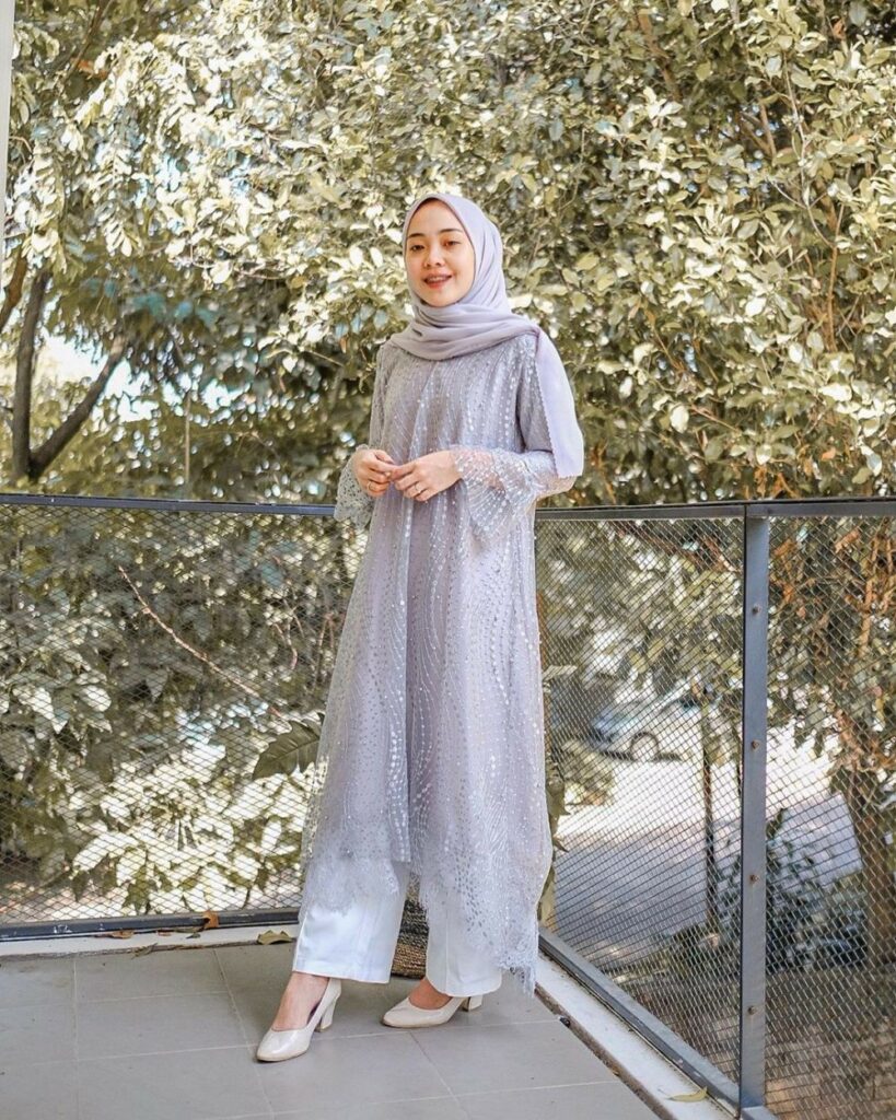 √ 60+ Model Gamis Pesta Mewah, Brokat, Modern Terbaru 2020