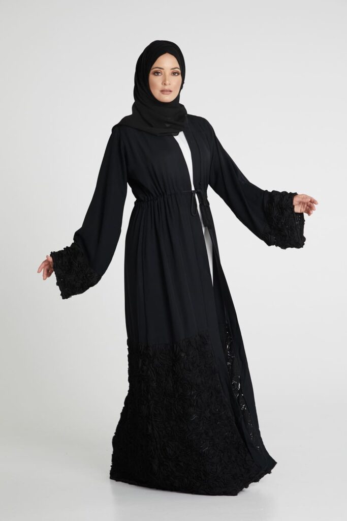 √ 35+ Model Gamis Polos Kombinasi, Syar'i, Katun, Terbaru 2020