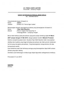 10 Contoh Surat Pengalaman Kerja yang Baik & Benar, Semua Profesi