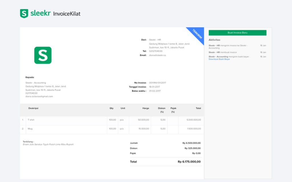 15 Contoh Invoice untuk Berbagai Keperluan. Disertai Penjelasan
